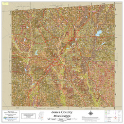 Jones County Mississippi 2024 Soils Map | Mapping Solutions