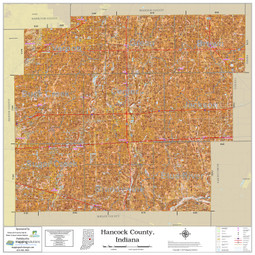 Hancock County Indiana 2024 Soils Wall Map | Mapping Solutions