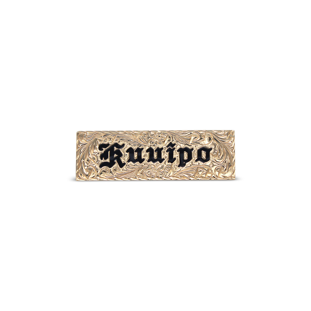 Shining Scroll Enamel Name Plate