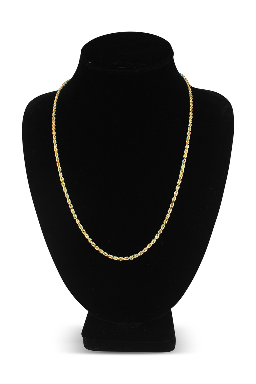 2.9mm Diamond Cut Rope Chain