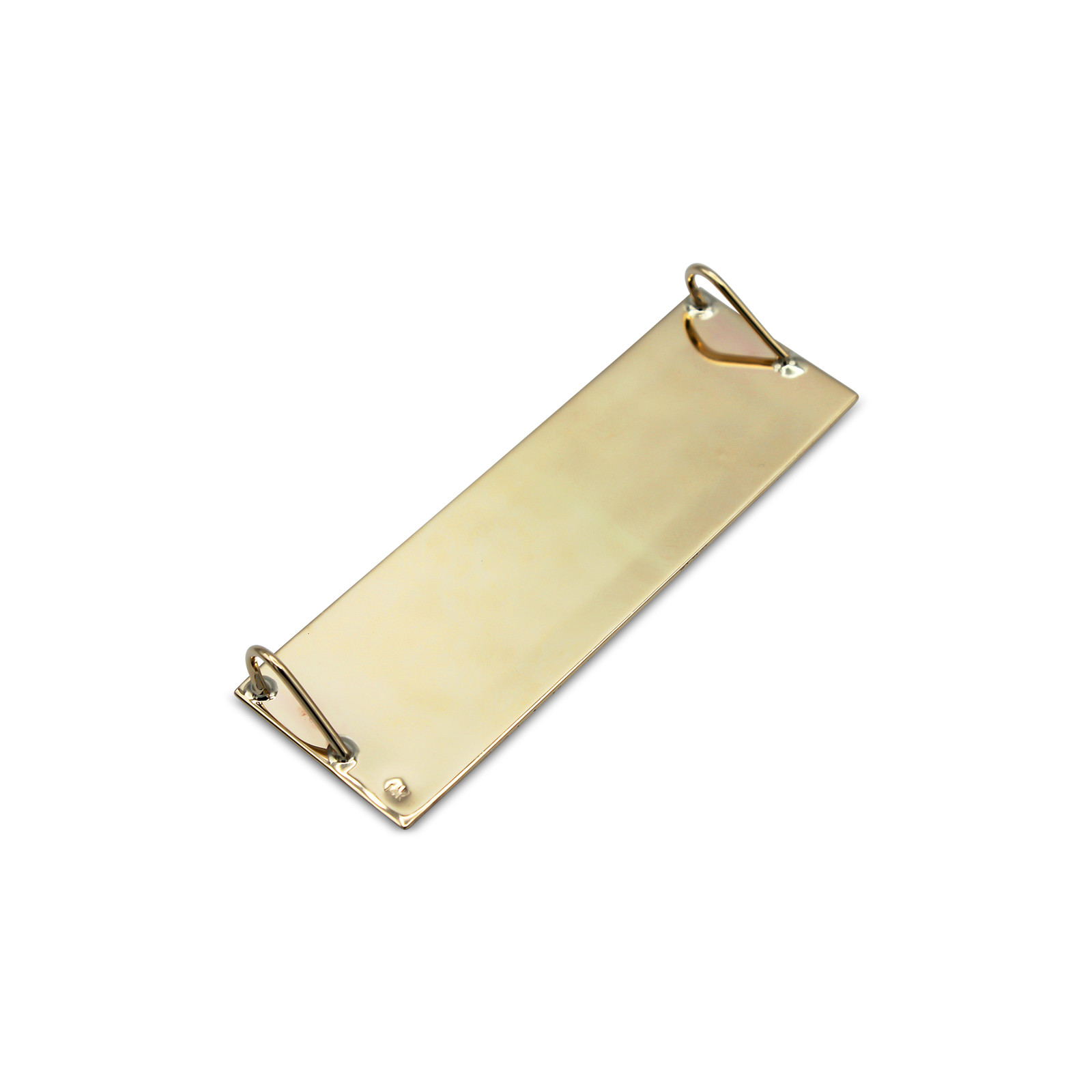 Fancy Scroll Name Plate With Stacked Names