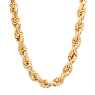 10mm Diamond Cut Rope Chain