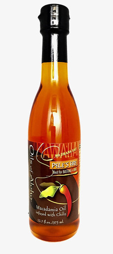 Oils of Aloha Pele's Fire Macadamia Nut Cooking Oil infused with Chilis ...