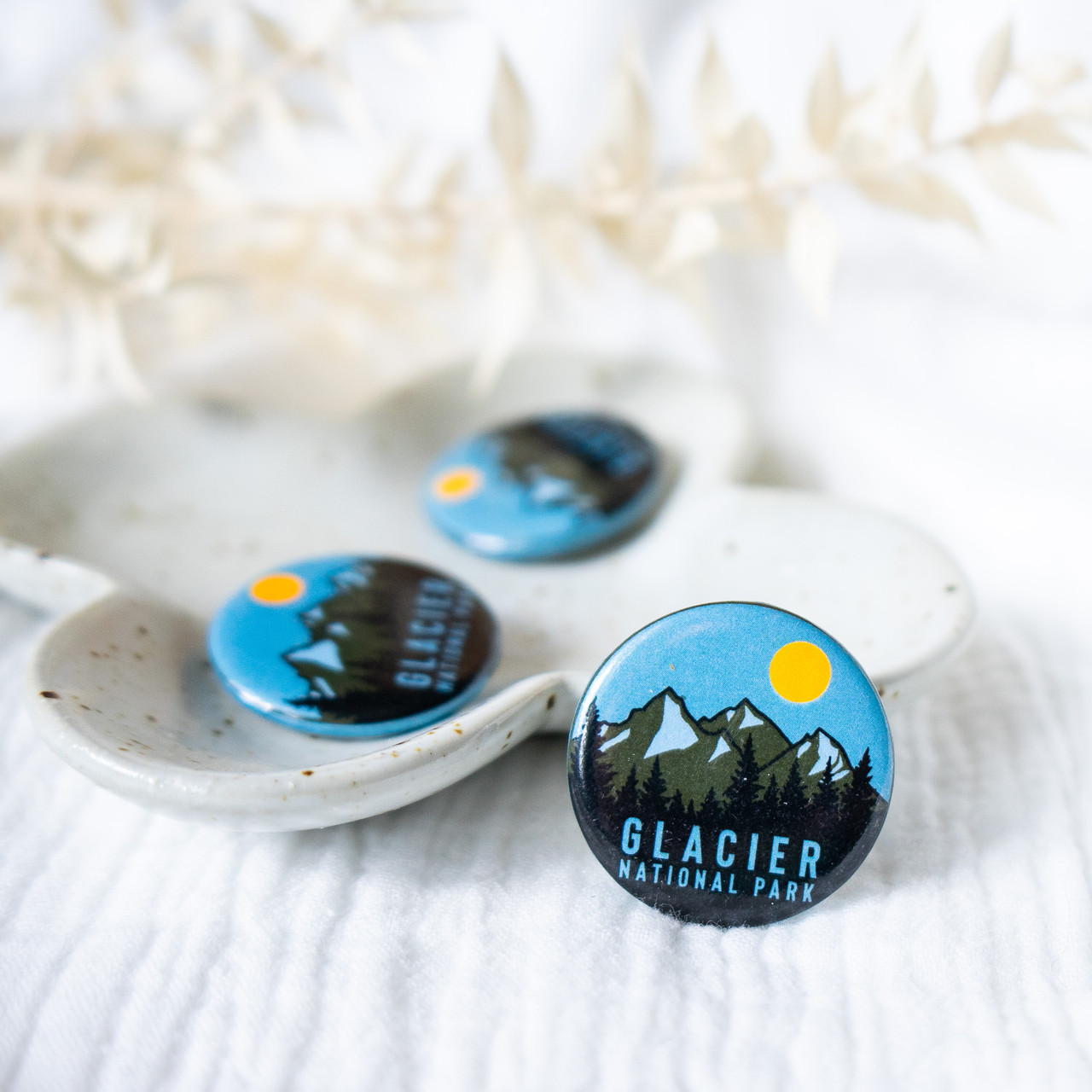 Glacier Mountains Button - Glacier National Park Conservancy