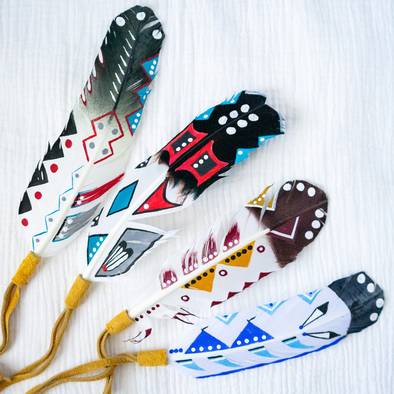 Painted Feather - Traditional Colors - Glacier National Park Conservancy