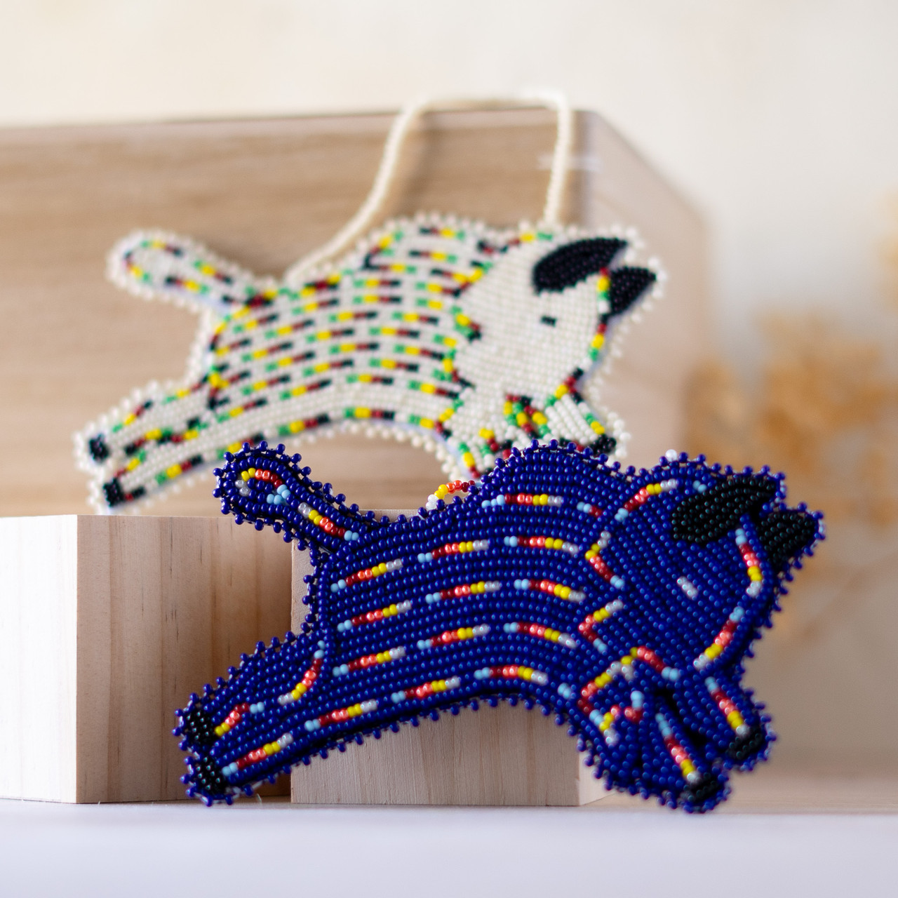 Beaded Bison Ornament - Glacier National Park Conservancy
