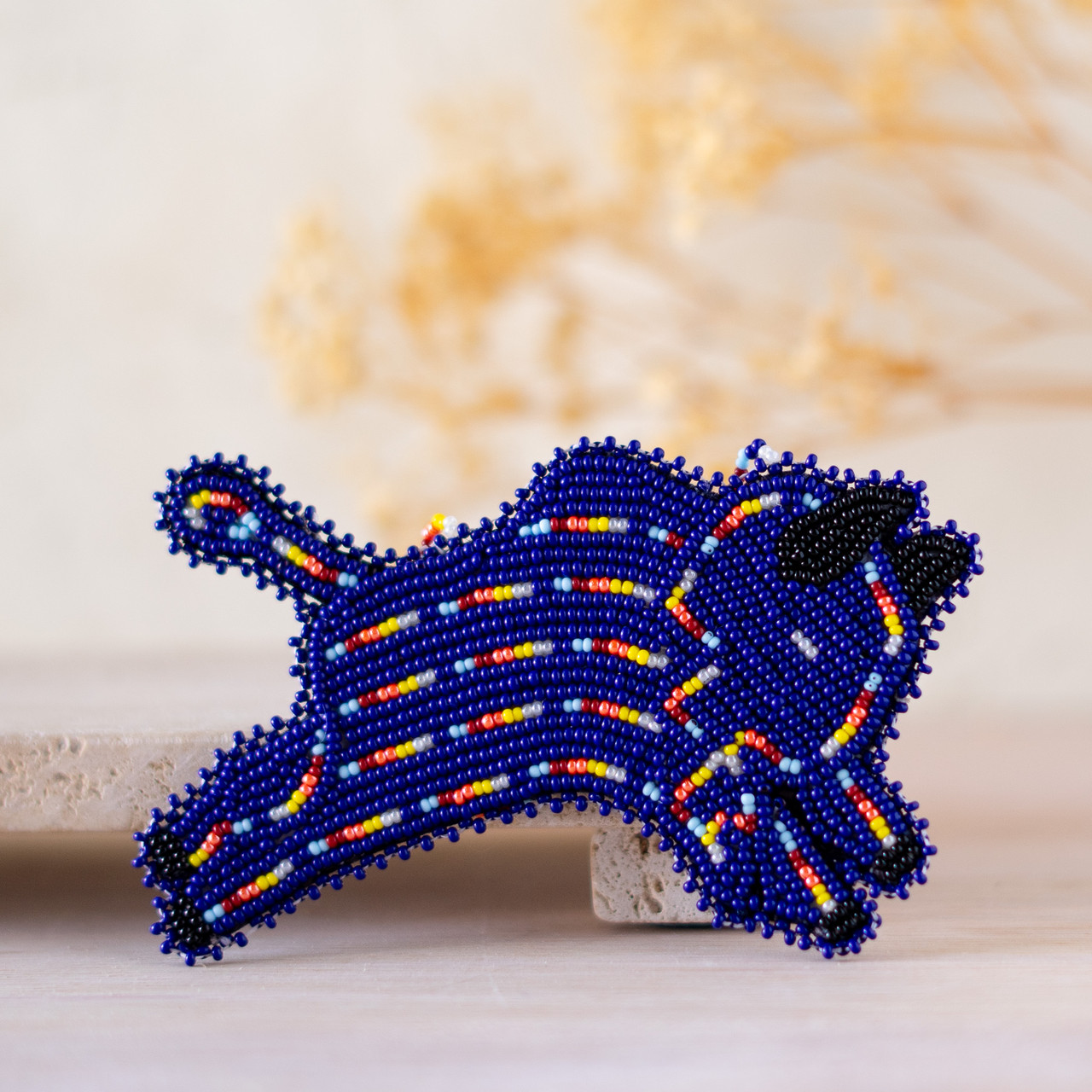 Beaded Bison Ornament - Glacier National Park Conservancy