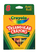 8 Triangular Crayons - The Teachers Outlet