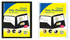 Poly folder with view cover - The Teachers Outlet