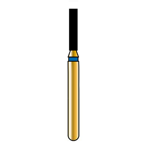 Alpen FG 836C 012 Flat End Cylinder Diamond Bur 5/Pk - Dental Market