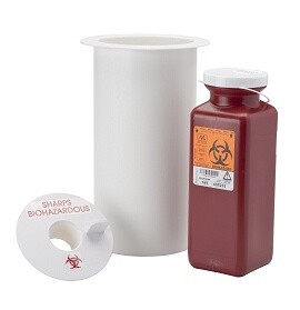 Sharps Container, Counter Mount - Dental Market