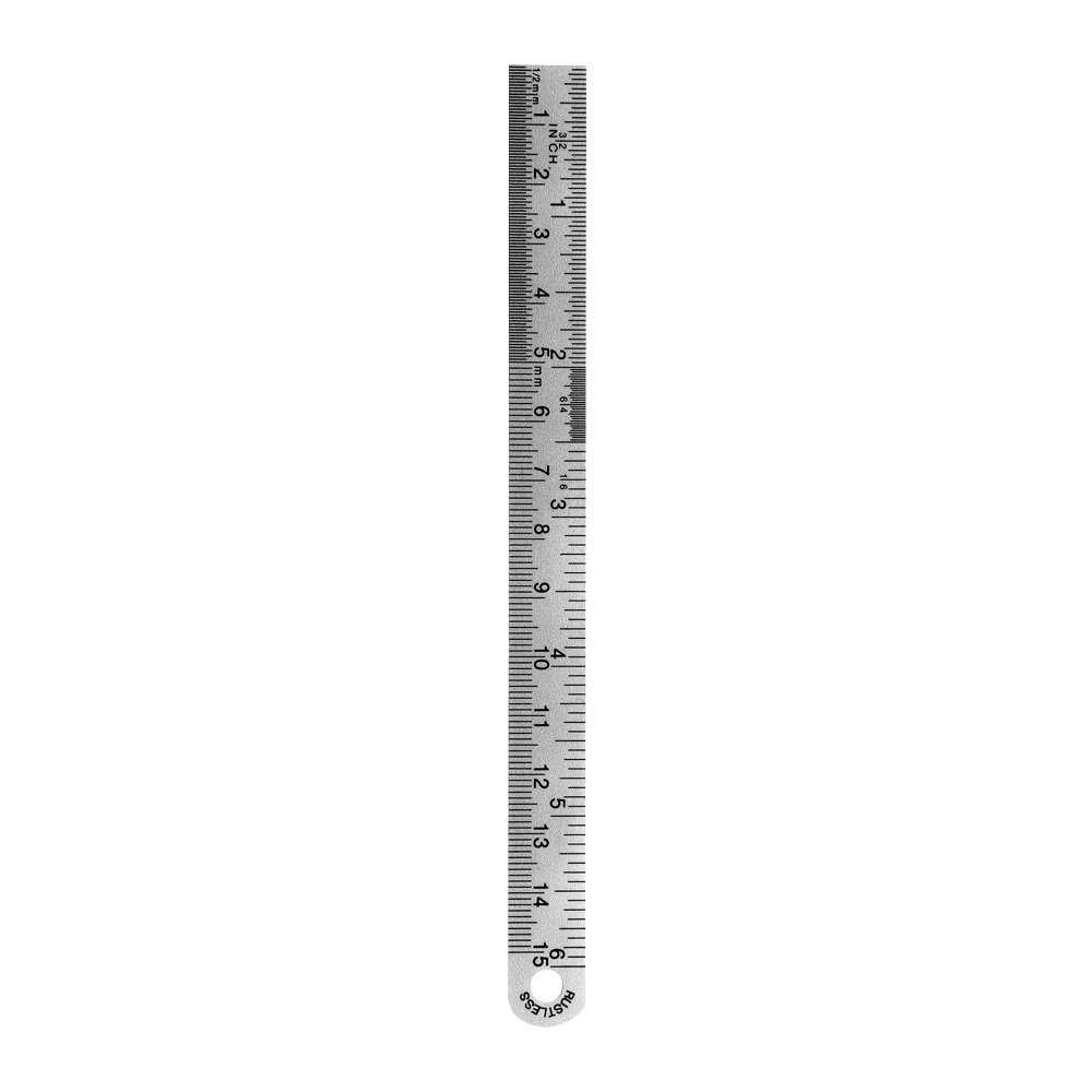 6" Stainless Steel Ruler