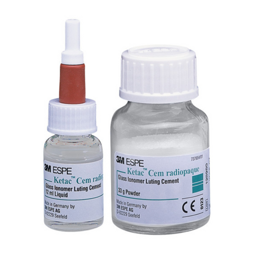 Ketac-Cem Triple Kit - 3x33gm Powder & 3x12ml Liquid - Dental Market
