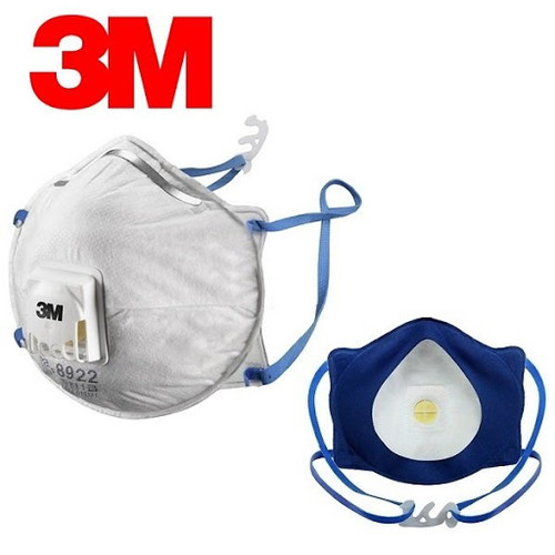 Genuine 3M 8922 N95 Masks with face seal Fabric 10/Pk - Dental Market