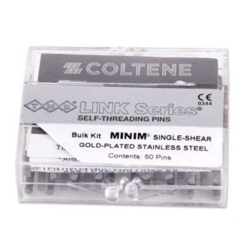 Self-Threading Pin System Link Complete Kit, Regular Single Gold