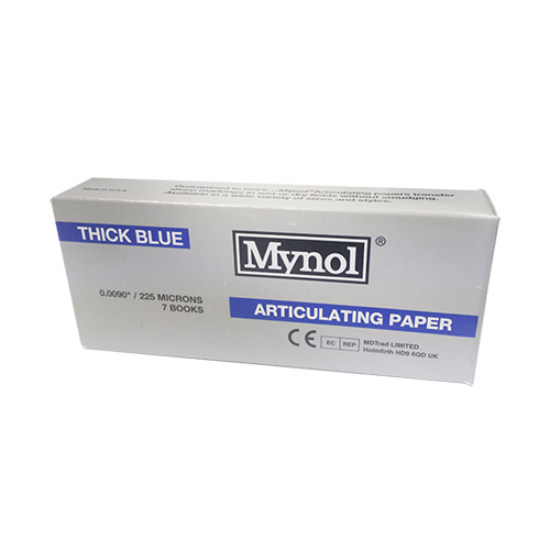 Mynol articulating Paper-Thick Blue 0.0090" (225 Microns), 70/ box ...