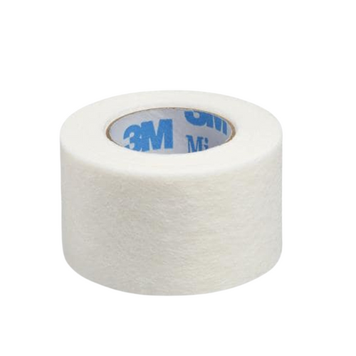 Micropore Tape Surgical Paper 1"x10yd Adhesive White 12/Box - Dental Market