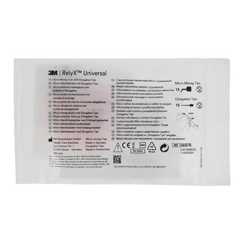 RelyX Universal Micro Mixing Tips Automix Short / Super Fine Orange 30 ...