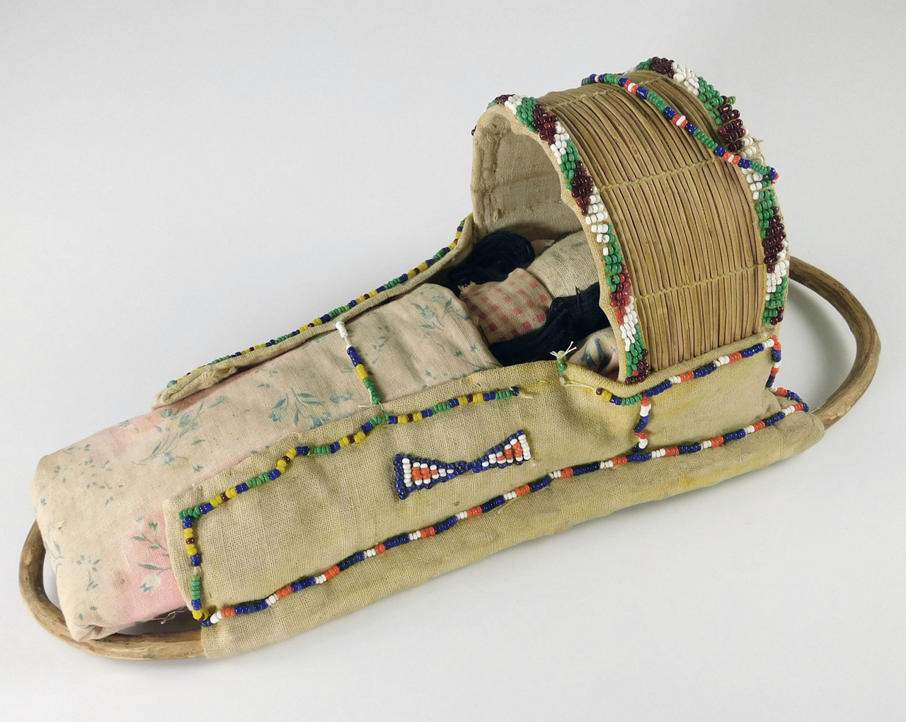 Antique Apache Indian Doll in Cradleboard