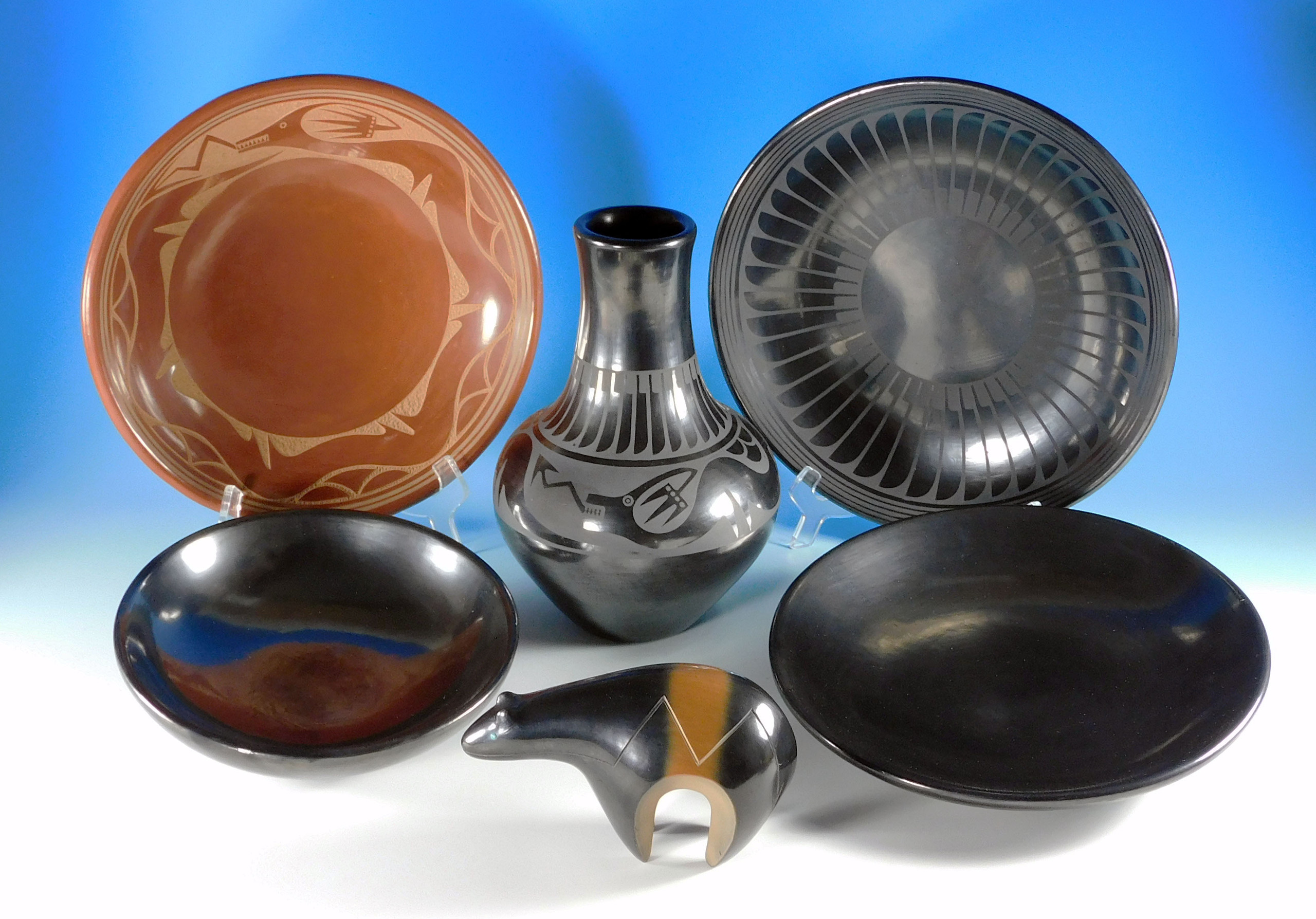 Maria Poveka Black Pottery Bowl