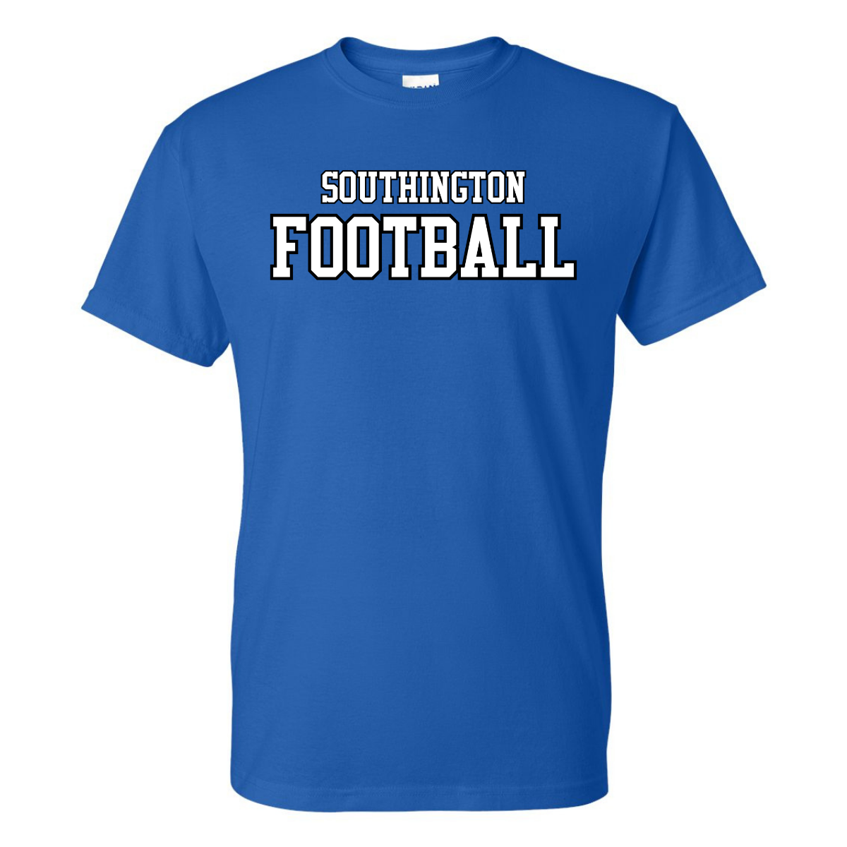 Southington Football Straight Logo T-Shirt - Southington the Athletic Shop