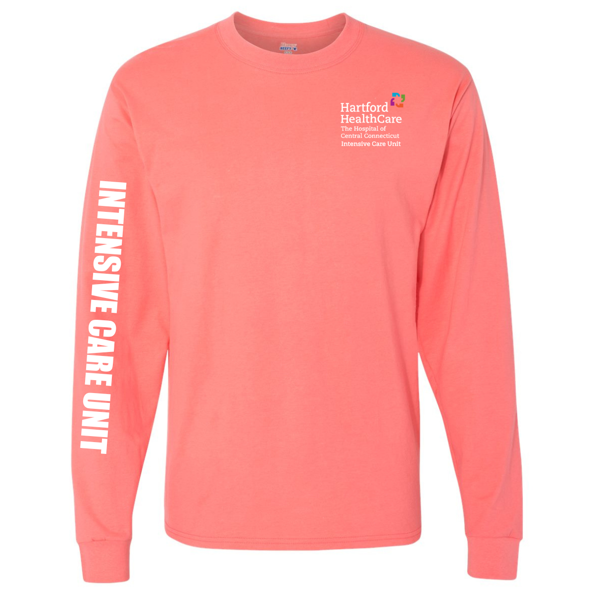 THOCC ICU Coral Long Sleeve - Southington the Athletic Shop