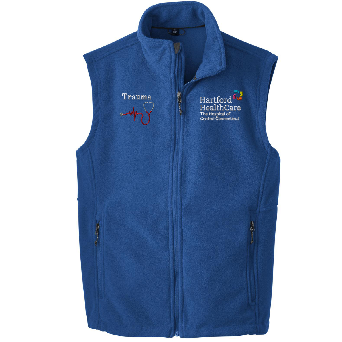 THOCC Trauma Royal Fleece Vest - Southington the Athletic Shop