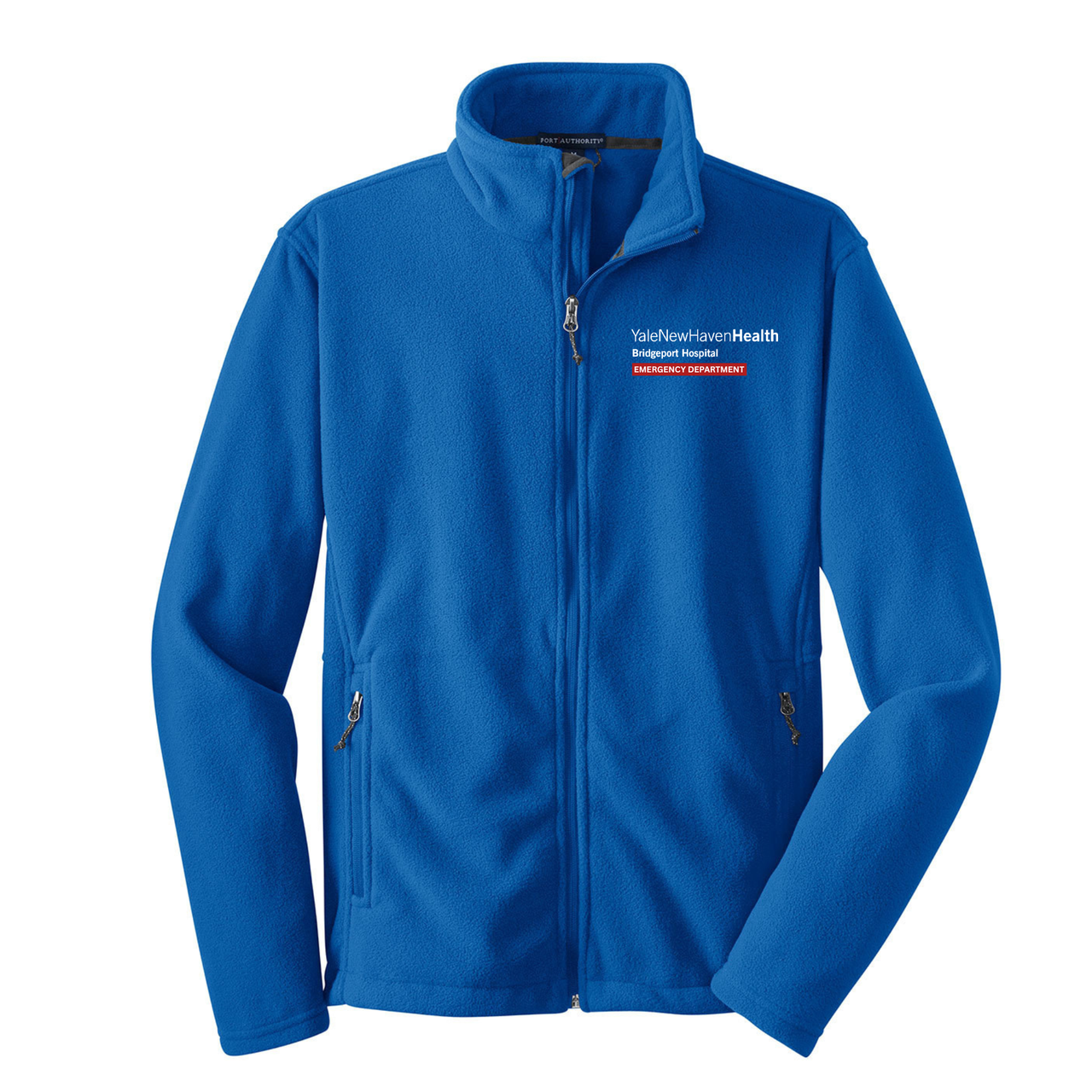 Bridgeport Hospital ER Royal Fleece Jacket - Southington the Athletic Shop