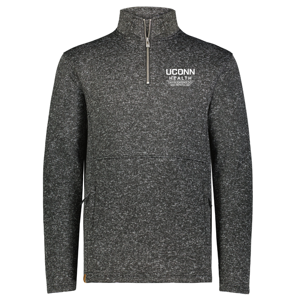 UCONN GI 1/4 Zip Black Heather Alpine Sweater - Southington the ...
