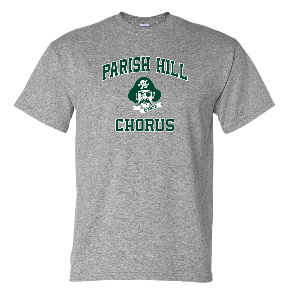 Parish Hill Chorus Gray T-Shirt - Southington the Athletic Shop