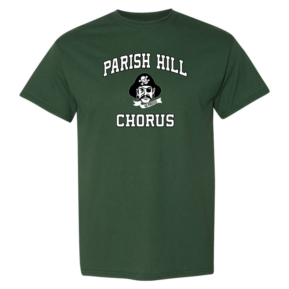 Parish Hill Chorus Dark Green T-Shirt - Southington the Athletic Shop