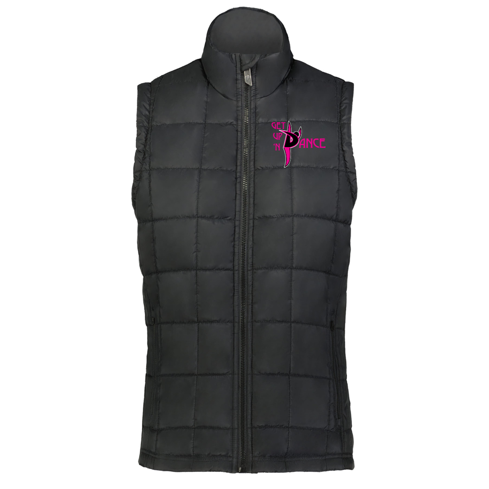 Get Up N Dance Ladies Puffer Vest - Southington the Athletic Shop