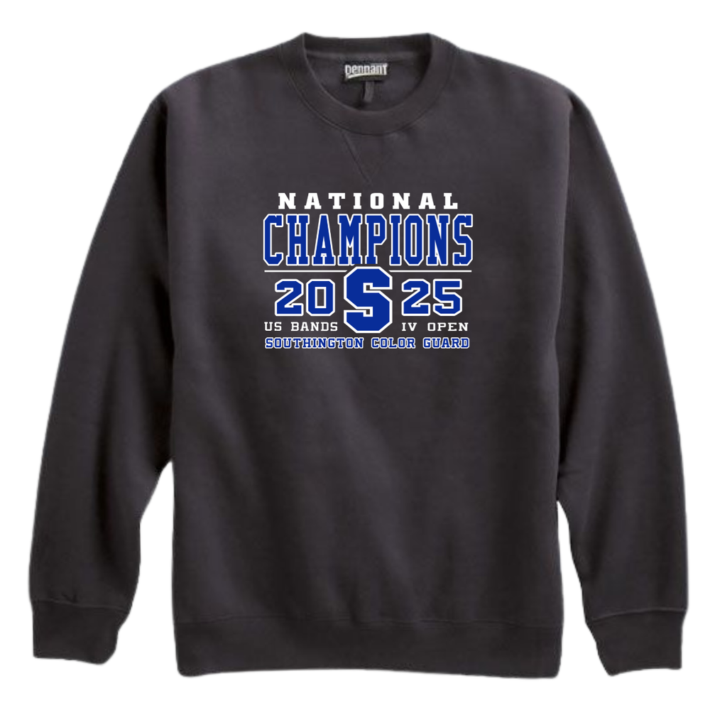 SHS Color Guard National Champions Crewneck - Southington the Athletic Shop