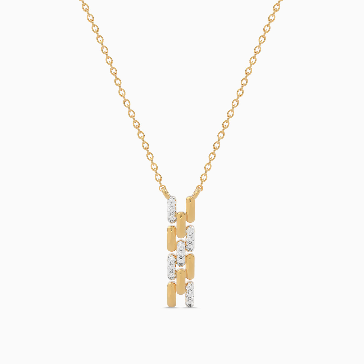 Rolex Diamond Necklace in 18K Gold | L'azurde KSA
