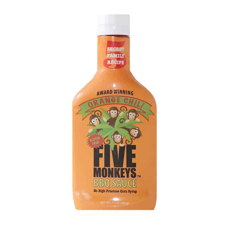 Orange Chili-Five Monkeys BBQ Sauce. - Pellet Grills Galore