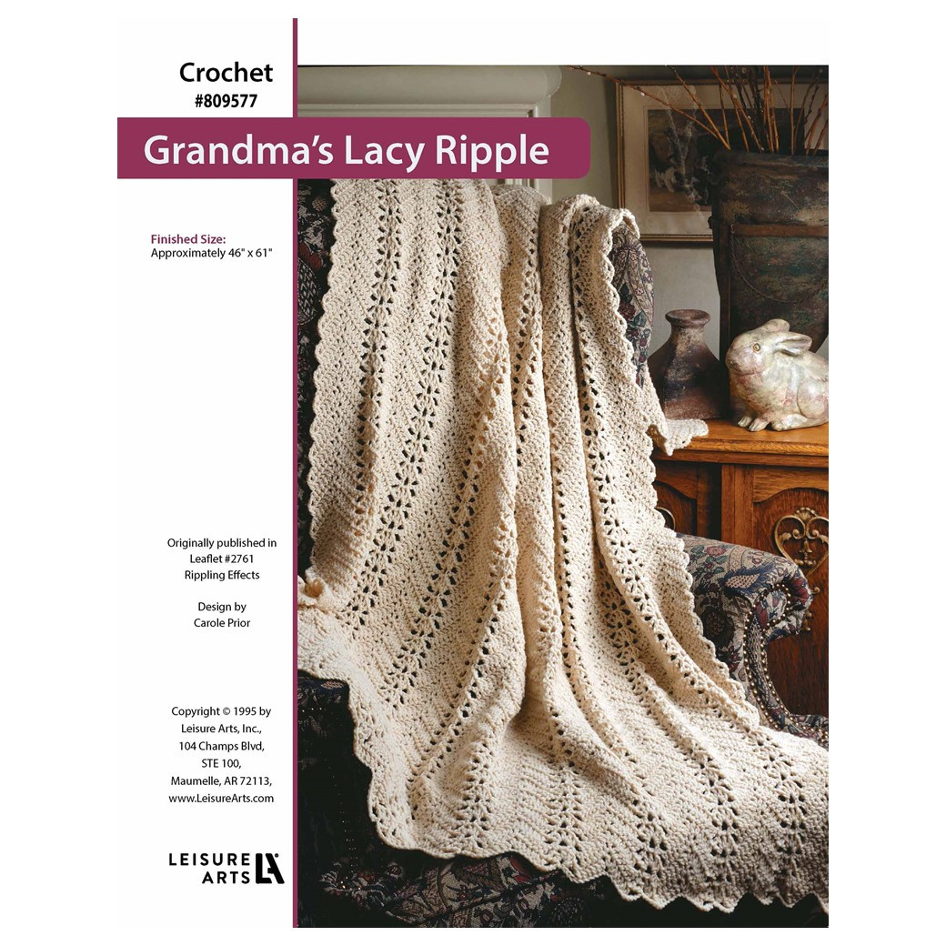 Lacy Afghan Crochet Pattern