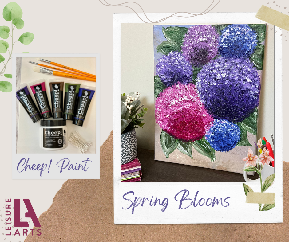 Cheep! paint Spring Blooms Painting Tutorial - Leisure Arts
