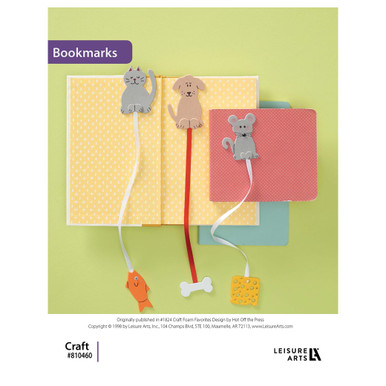 Craft Foam Favorites Bookmarks ePattern - Leisure Arts