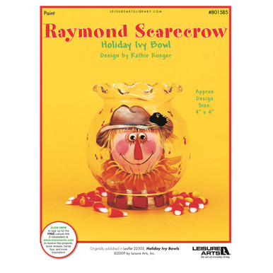 Leisure Arts ePattern Raymond Scarecrow Ivy Bowl - Leisure Arts