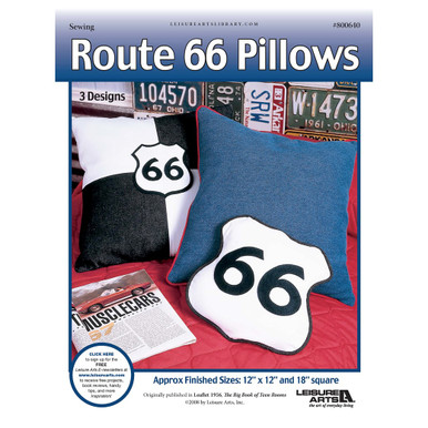 Leisure Arts The Big Book Of Teen Rooms Route 66 Pillows Sewing ...