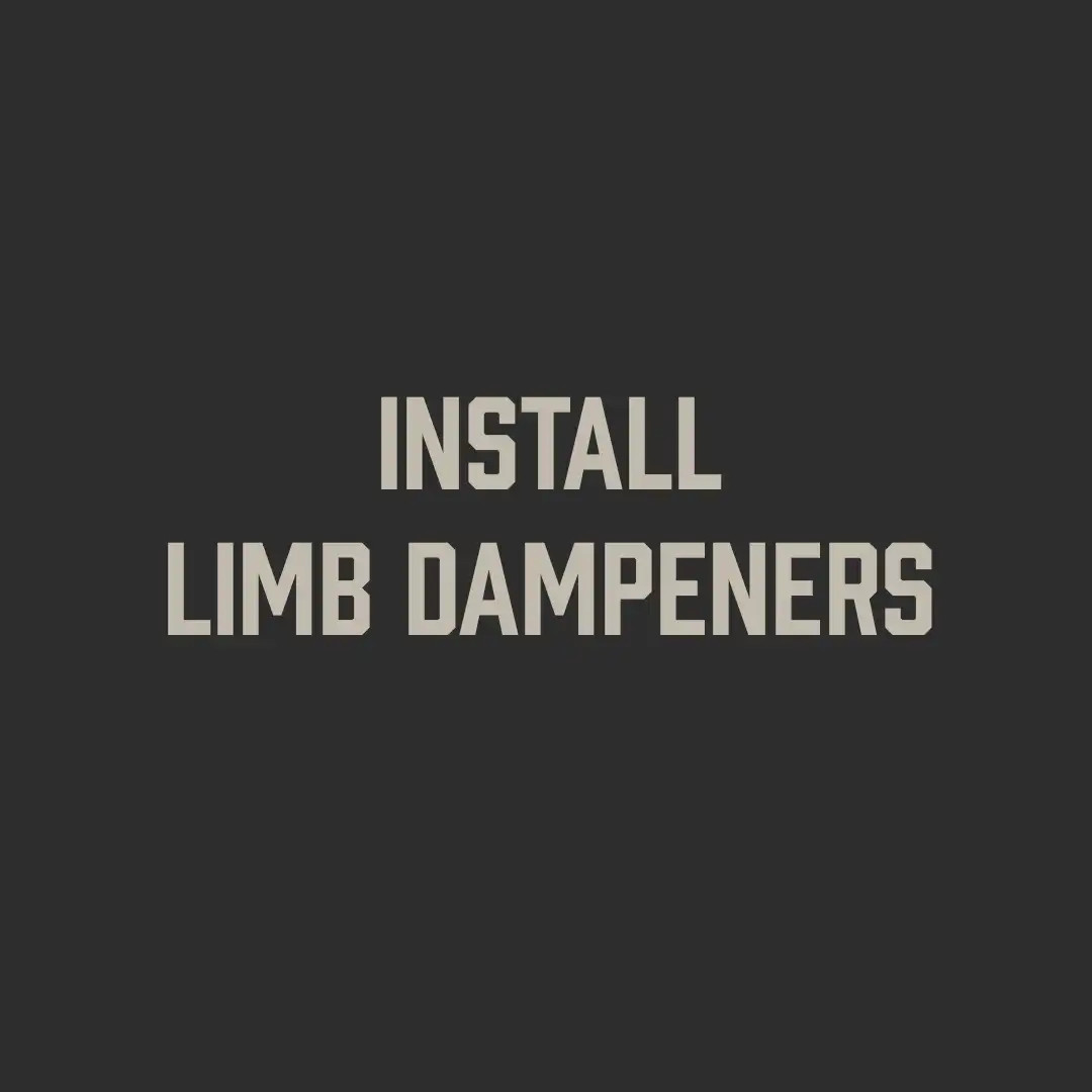 Install Limb Dampeners - Heights Outdoors
