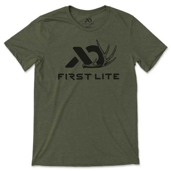 First Lite Whitetail Shed Logo T-Shirt - Heights Outdoors