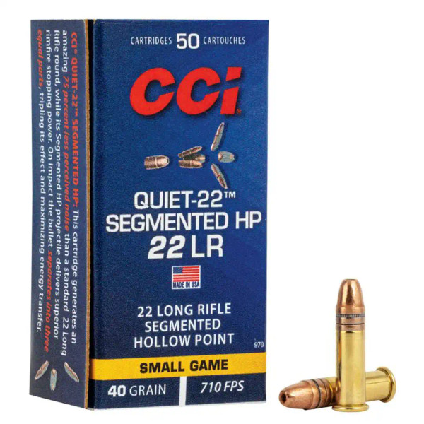 CCI 22LR Quiet-22 Segmented HP 710fps - Heights Outdoors