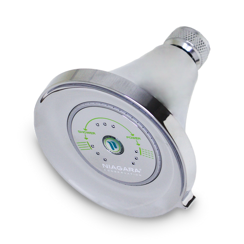 Earth® Luxe 3-Spray Showerhead, 1.5 GPM, Chrome - Cleco Marketplace