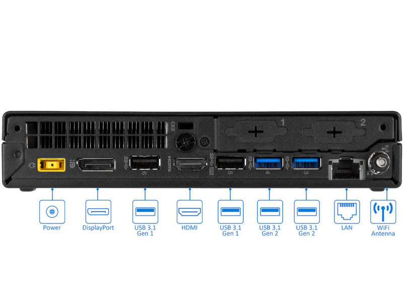 Lenovo ThinkCentre M920q Mini Desktop USFF Intel Core i5 2.10GHz (8th ...