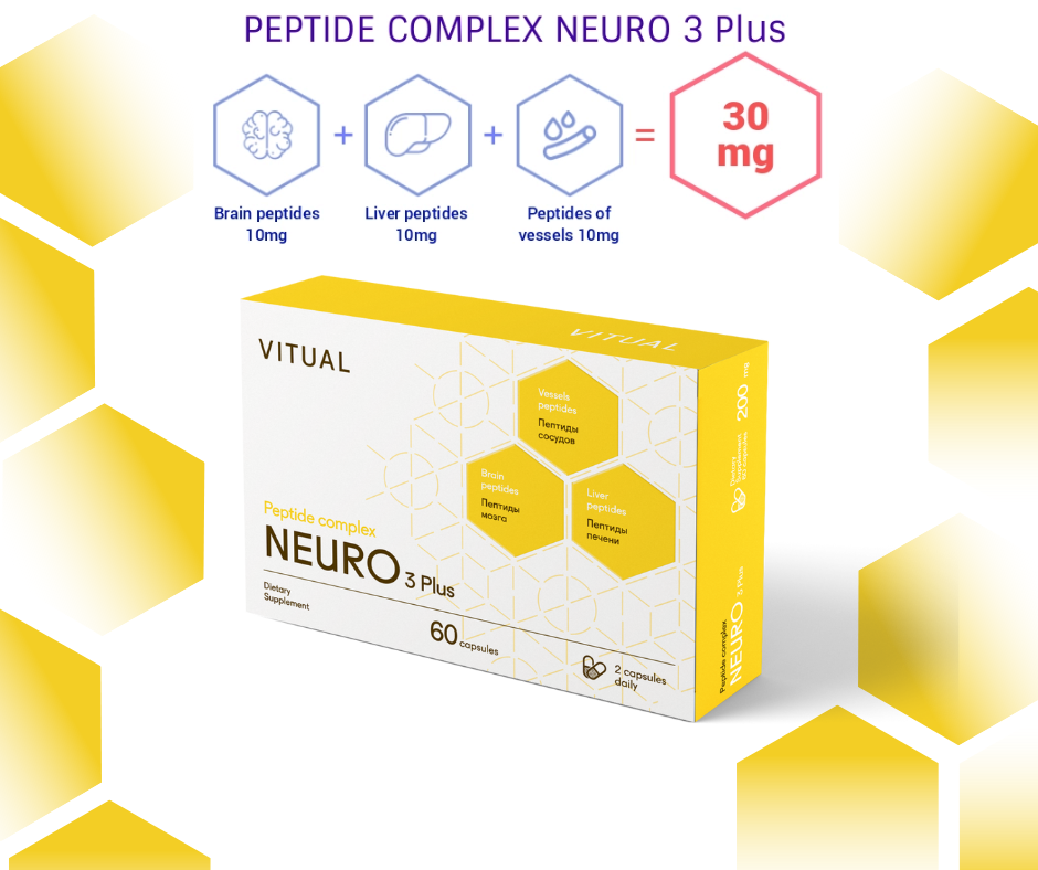 Neuro 3 Plus - Nervous System & Brain Peptide Complex
