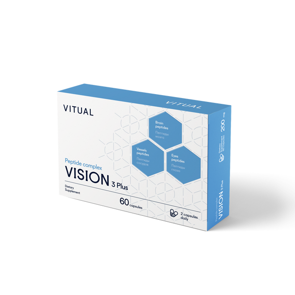 Vision 3 Plus - Visual Function Natural Peptide Complex