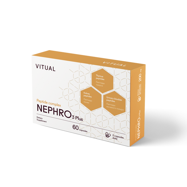 Nephro 3 Plus - Urinary Function Natural Peptide Complex