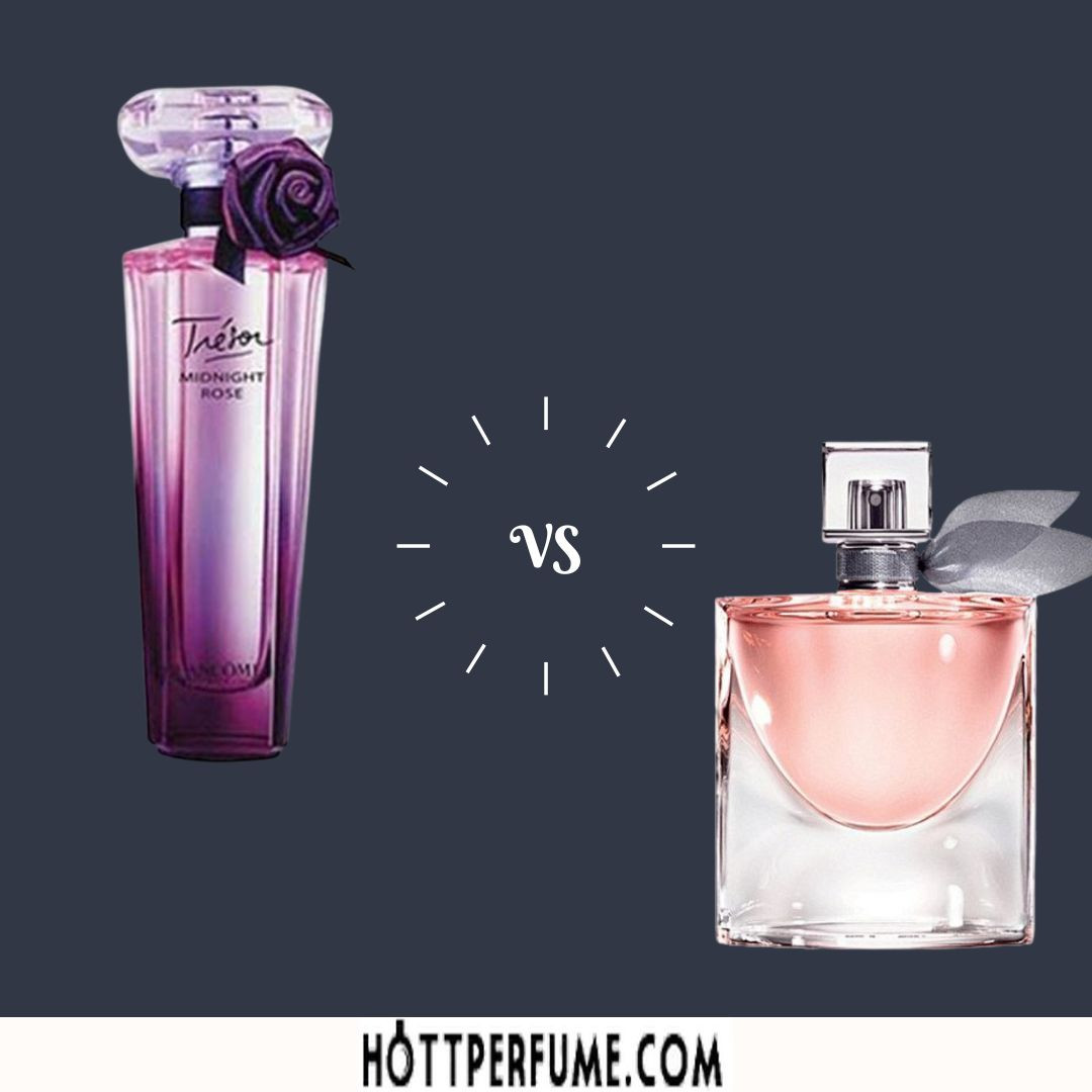 Comparing Lancome's Tresor Midnight Rose & La Vie Est Belle Perfumes ...