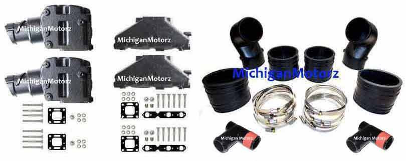 MerCruiser 4.3L Exhaust Manifold Pkg. & Barr Marine Conversion Kit ...
